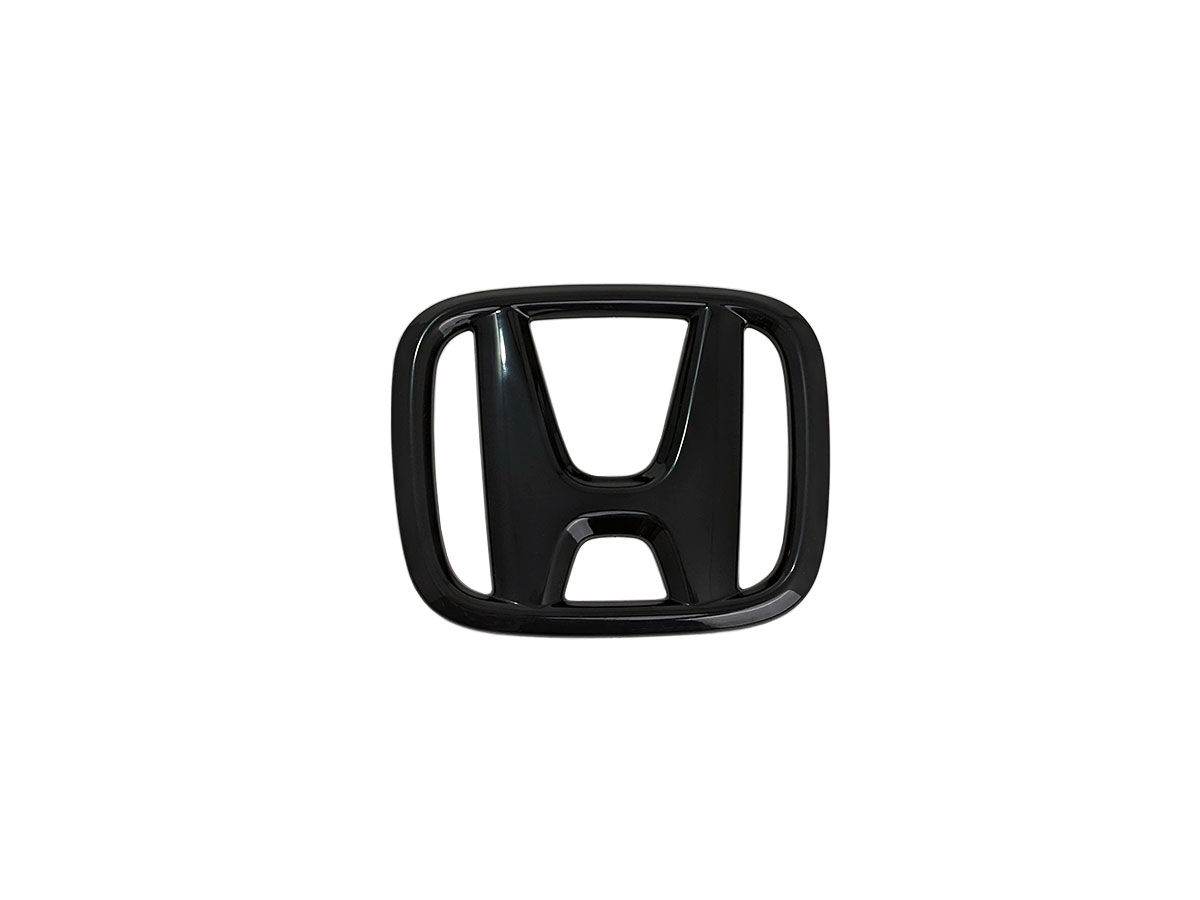 Honda H Emblem Overlay Black 3 Pcs Set