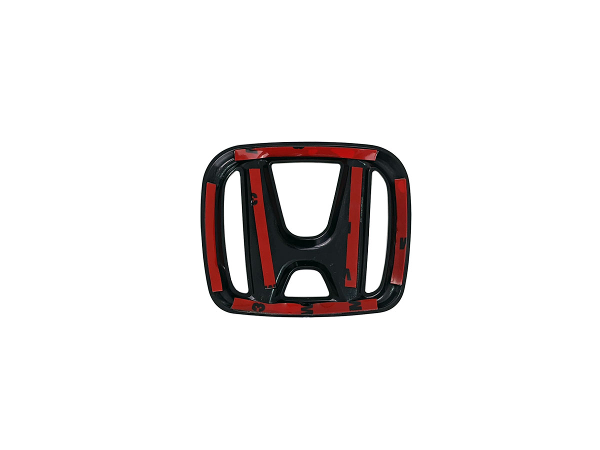 Honda H Emblem Overlay Black 3 Pcs Set