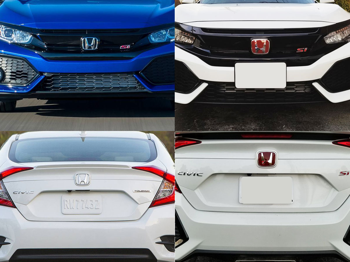 Honda H Emblem Red 3pcs Set - OWLSPEED
