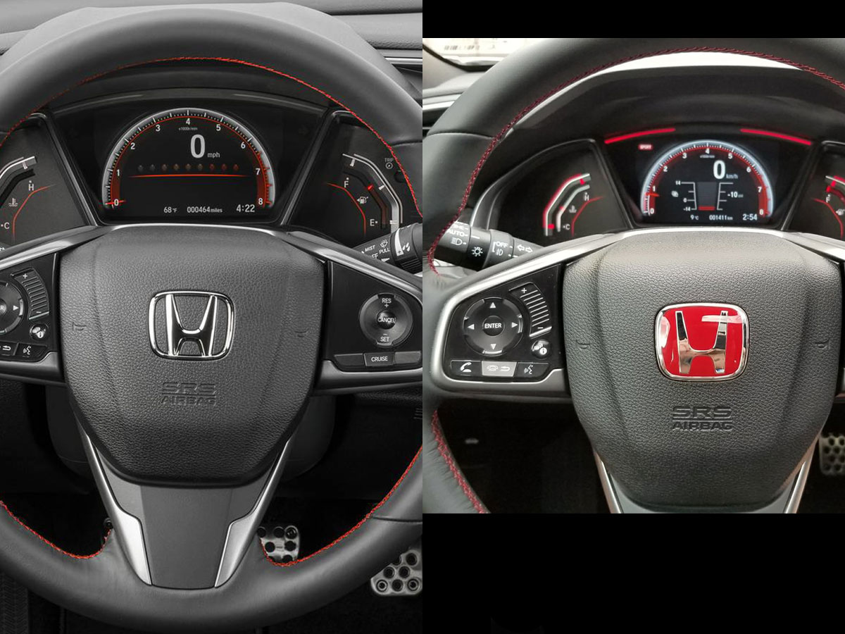 Red Honda Emblem Accord